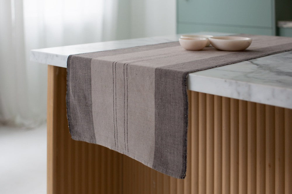 Sodo Handwoven Ethiopian Cotton Table Runner | Eco-Friendly